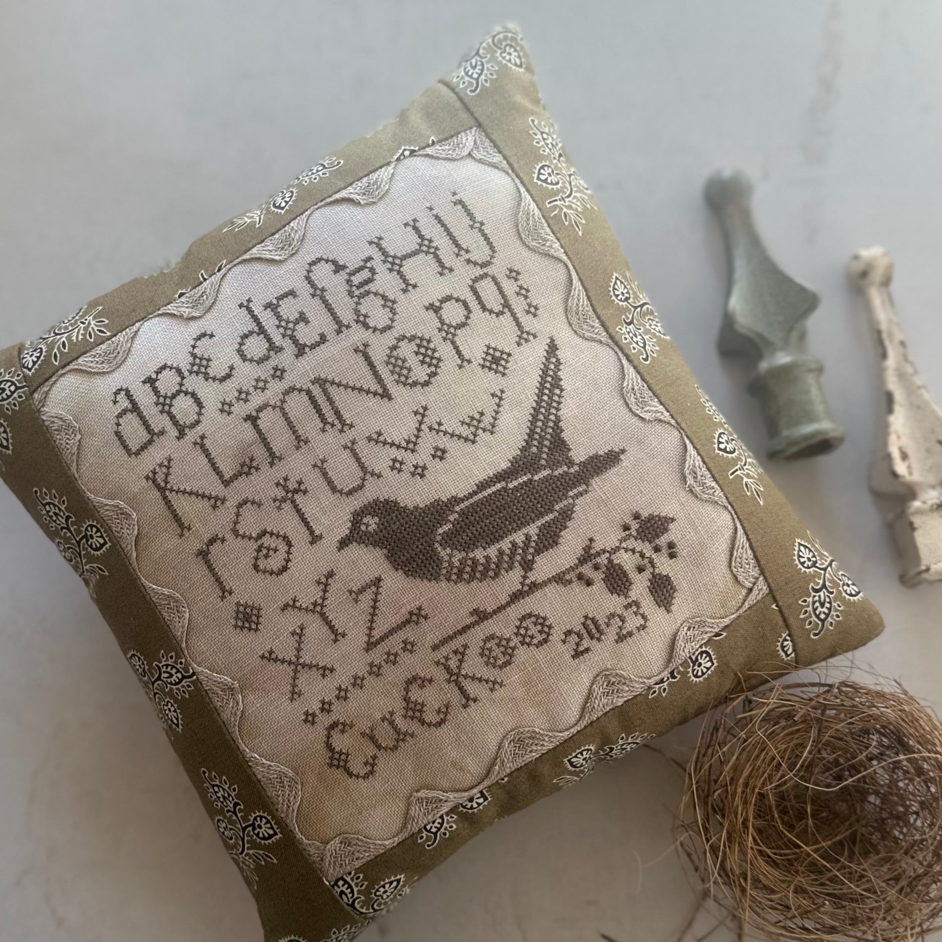 Bird Samplers – Heart in Hand Needleart