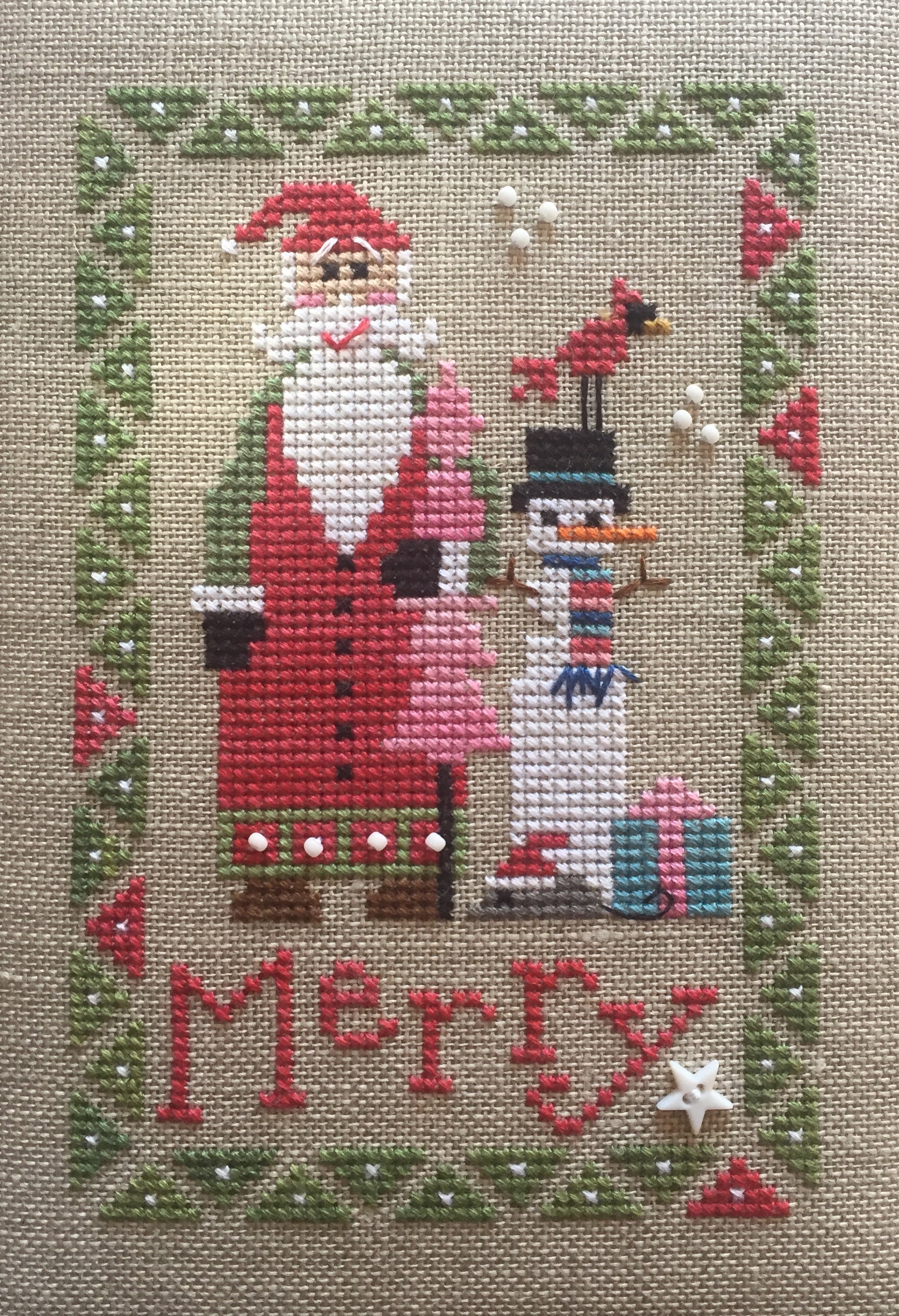 Wee One: Wee Santa 2015 – Heart in Hand Needleart