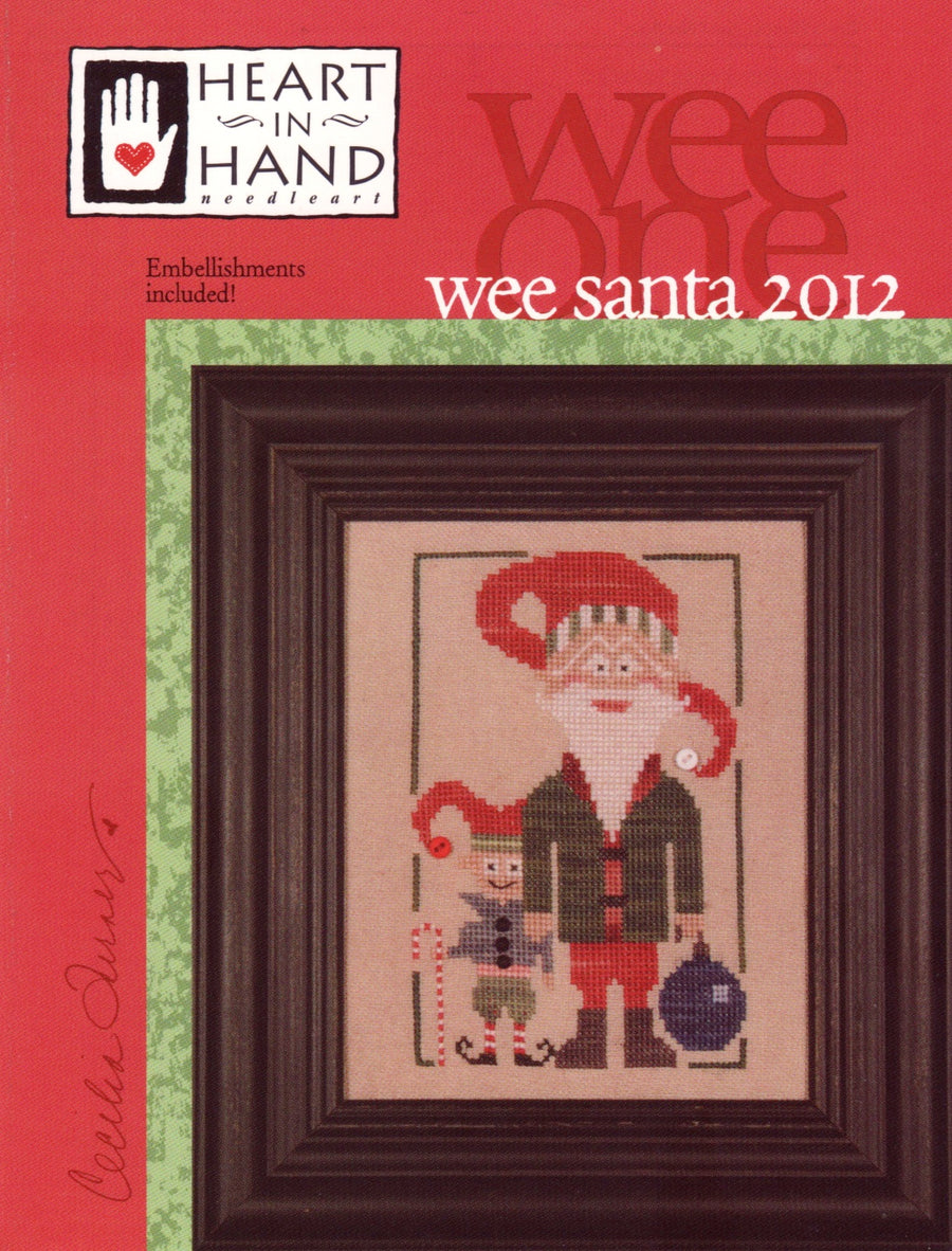 Wee Santas – Heart in Hand Needleart